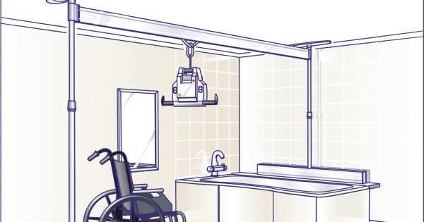 Oxford Easytrack 2 with Post and Wall Bracket