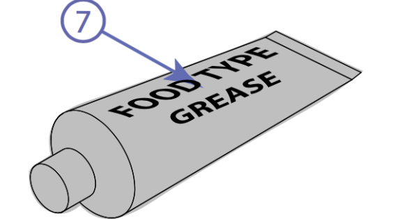 Oxford Voyager Portable Grease Lubriplate Fgl-1 Food Grade
